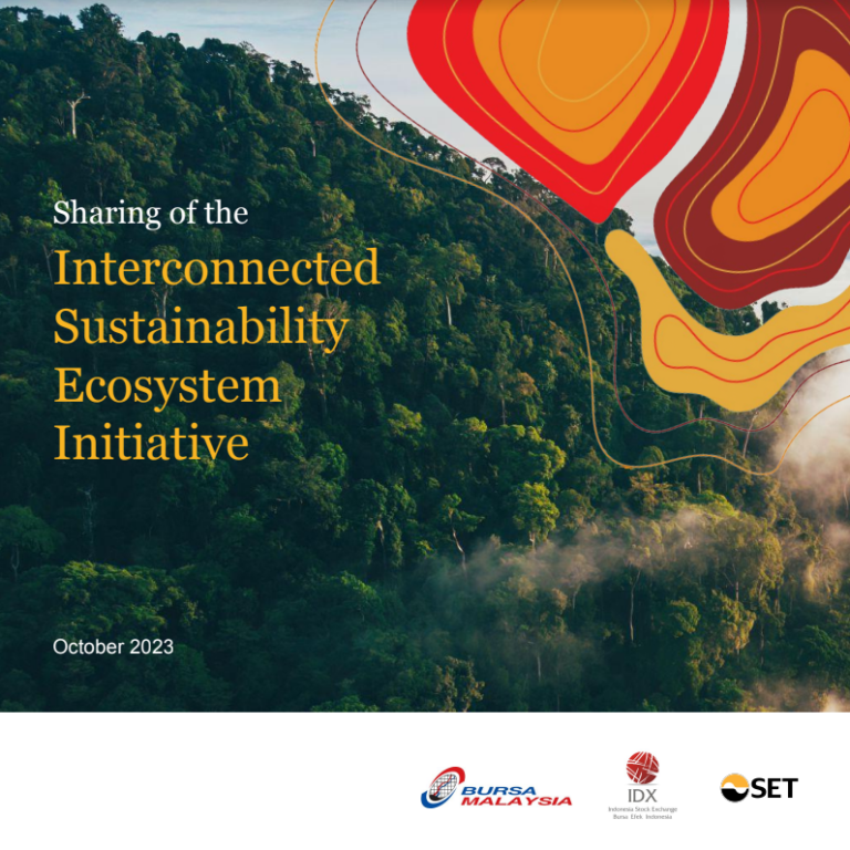 Interconnected Sustainability Ecosystem Initiative – ASEAN EXCHANGES