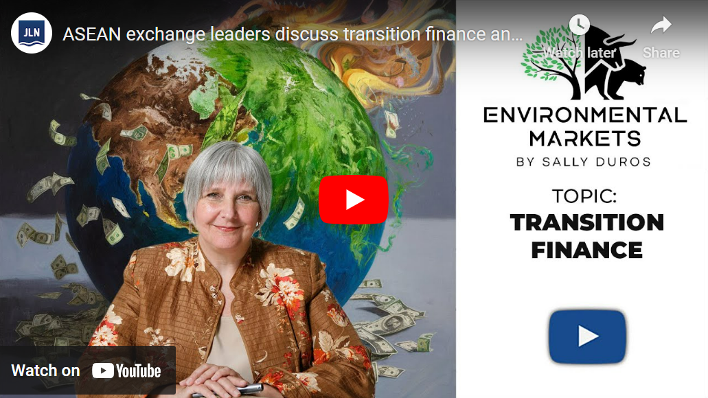 ASEAN exchange leaders discuss transition finance and the economic ...